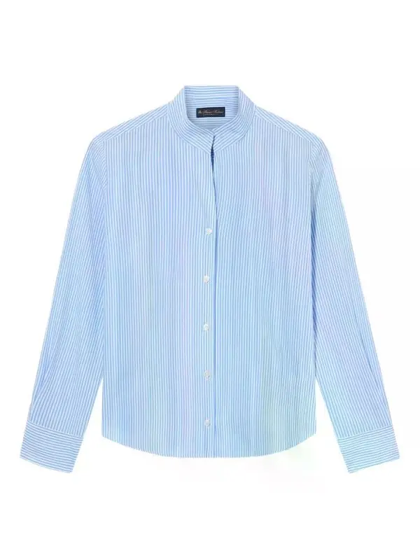 Brooks Brothers Stand-collar Striped Shirt