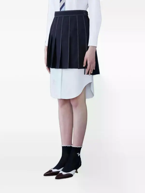 Thom Browne Pleated Mini Skirt