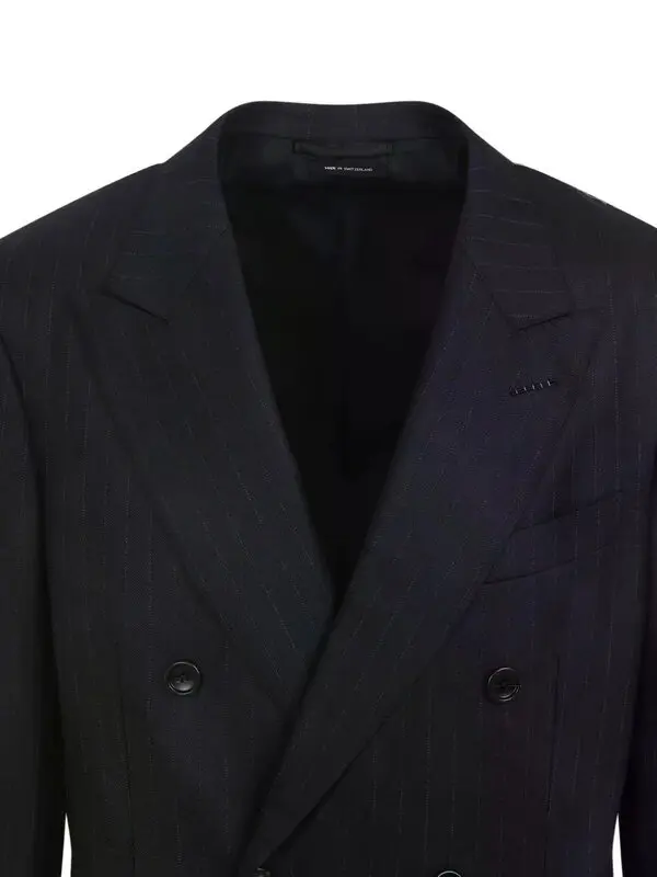 TOM FORD Pinstripe Double-breasted Blazer