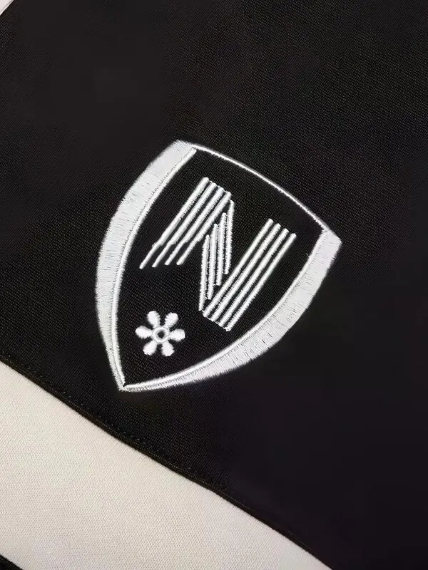 NAHMIAS Stripe-panel Polo Shirt