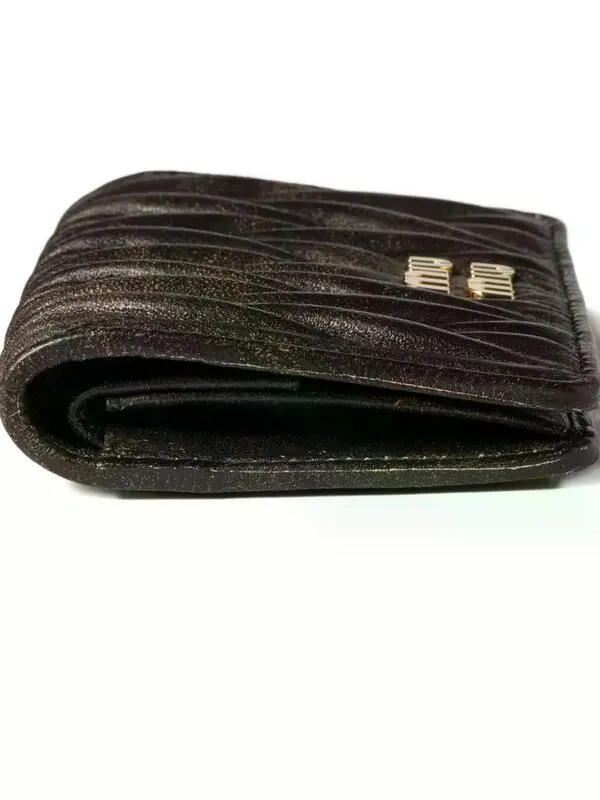 Miu Miu Small Matelassé Nappa Leather Wallet