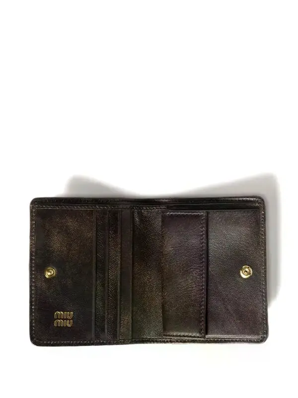 Miu Miu Small Matelassé Nappa Leather Wallet