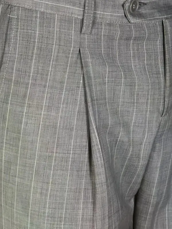 MARSEM Pinstripe Pleated Trousers