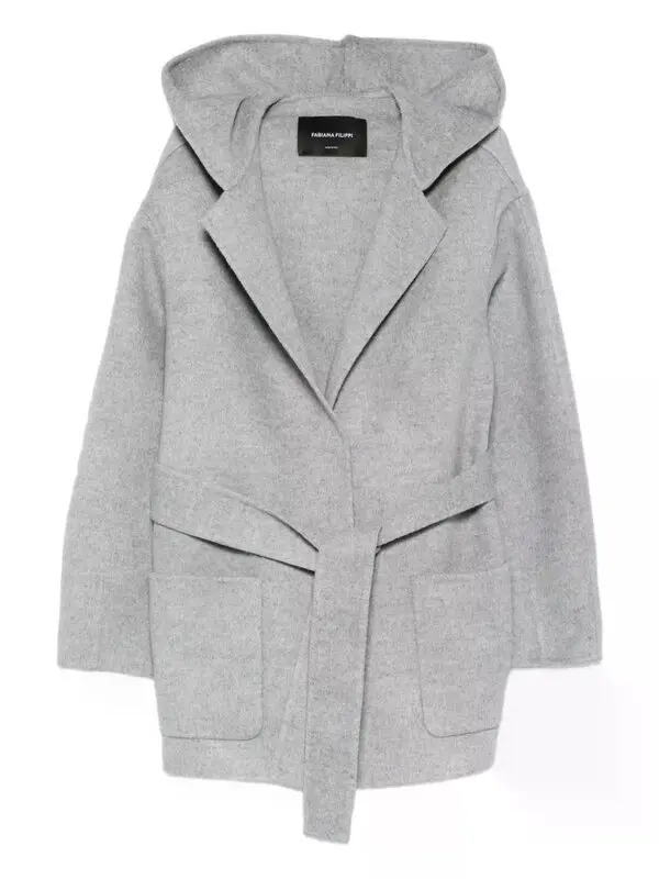 Fabiana Filippi Hooded Belted Jacket