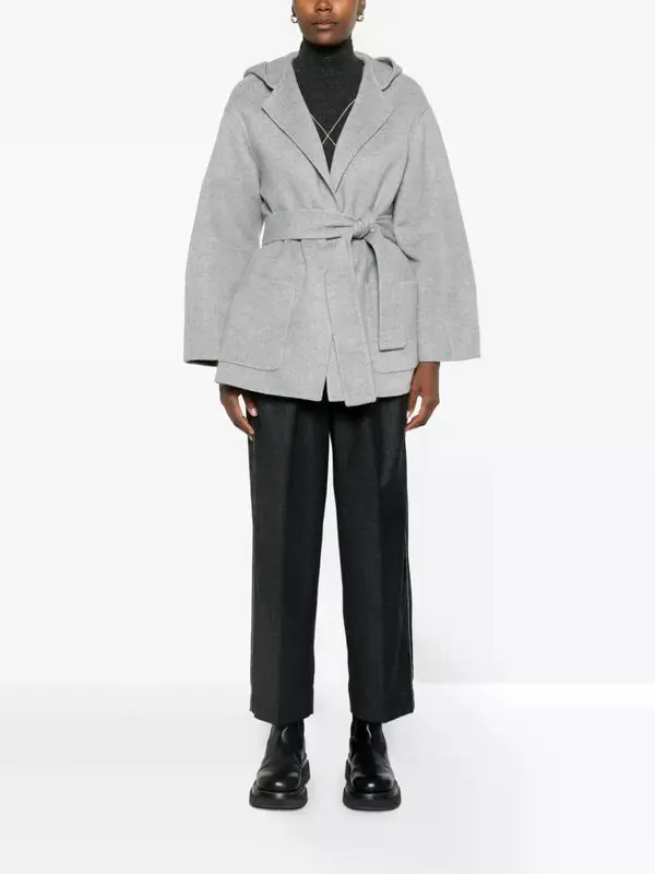 Fabiana Filippi Hooded Belted Jacket