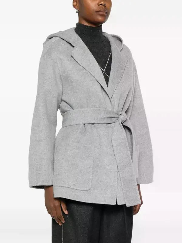 Fabiana Filippi Hooded Belted Jacket