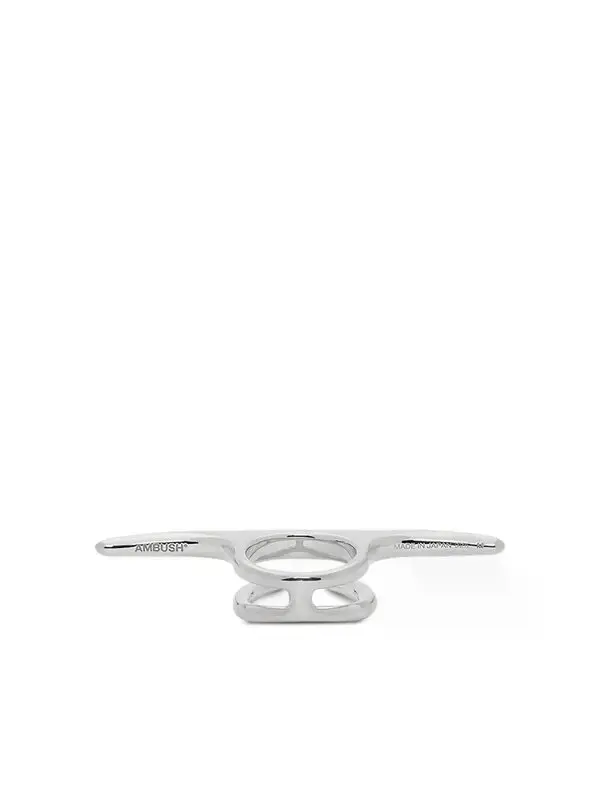 AMBUSH Liquid Multi-finger Ring - Grey