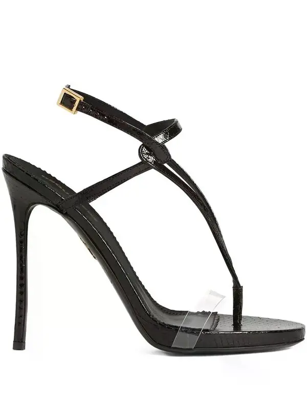 Dsquared2 Leather Stiletto Sandals