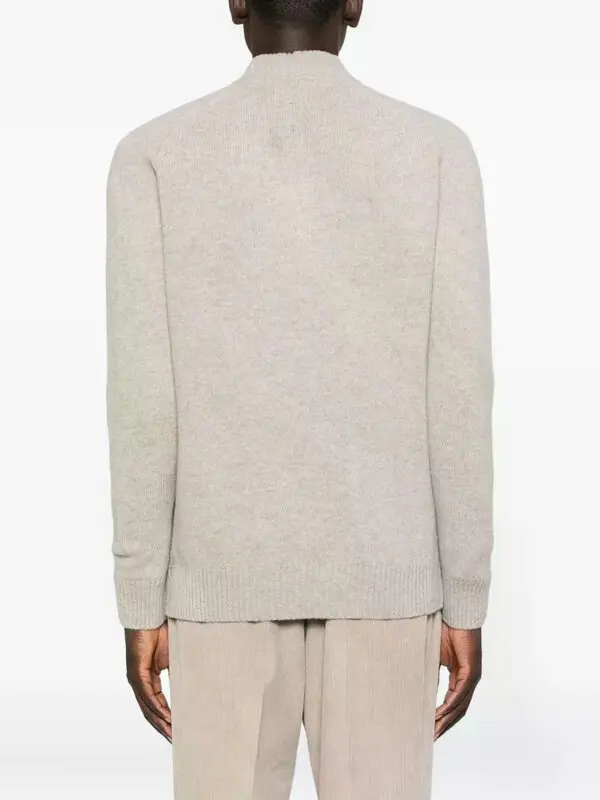 Barbour Grangetown Zip-up Sweater - Neutrals
