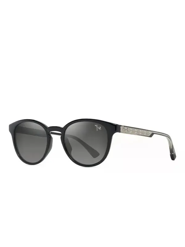 Maui Jim Hiehie Oval-frame Sunglasses - Black