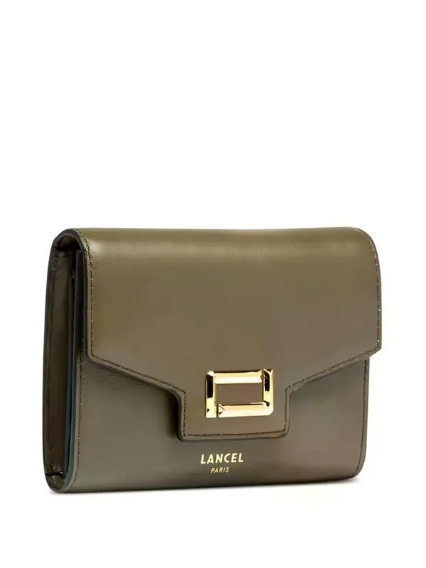 LANCEL Angele Leather Wallet - Green