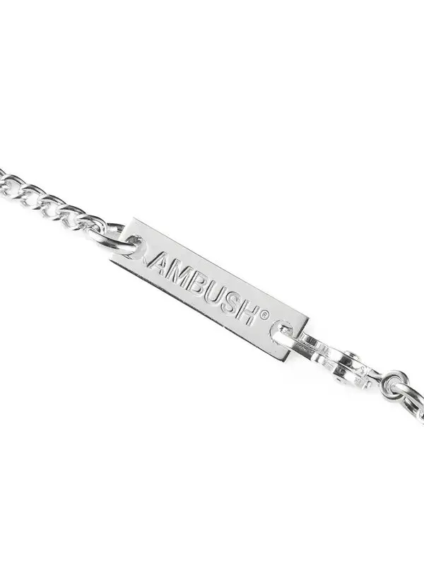 AMBUSH Engraved Usb Pendant Necklace - Green
