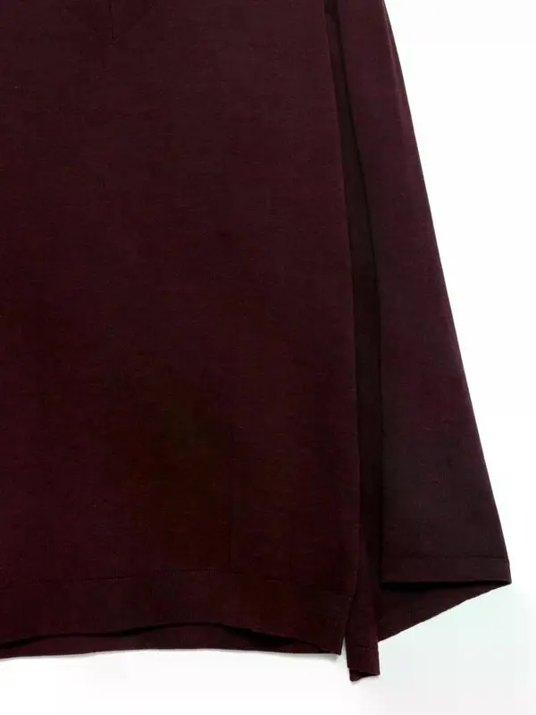 Alberta Ferretti V-neck Long Sleeve Virgin Wool Sweater
