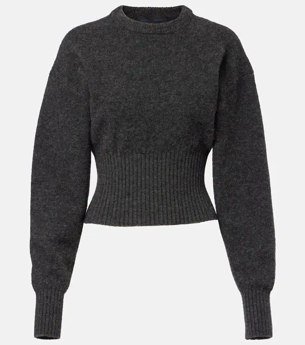 Proenza Schouler Randi Wool And Alpaca-blend Sweater - Grey