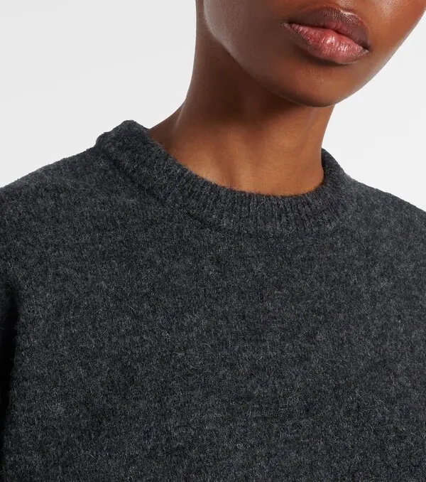 Proenza Schouler Randi Wool And Alpaca-blend Sweater - Grey