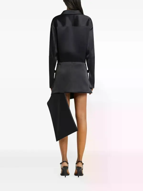 COURREGES Asymmetrical Folded Mini Skirt