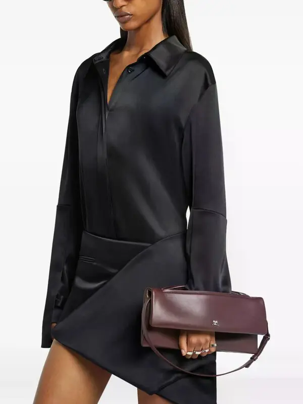 COURREGES Asymmetrical Folded Mini Skirt