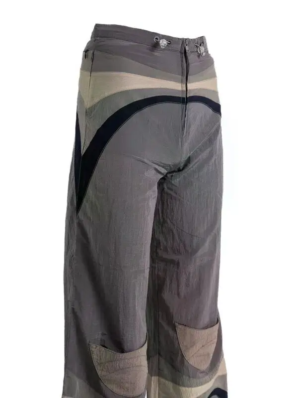 ERL Panelled Wide Leg Trousers