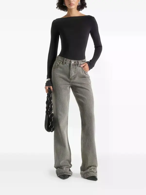Manière De Voir Maniere De Voir Flared Jeans - Grey