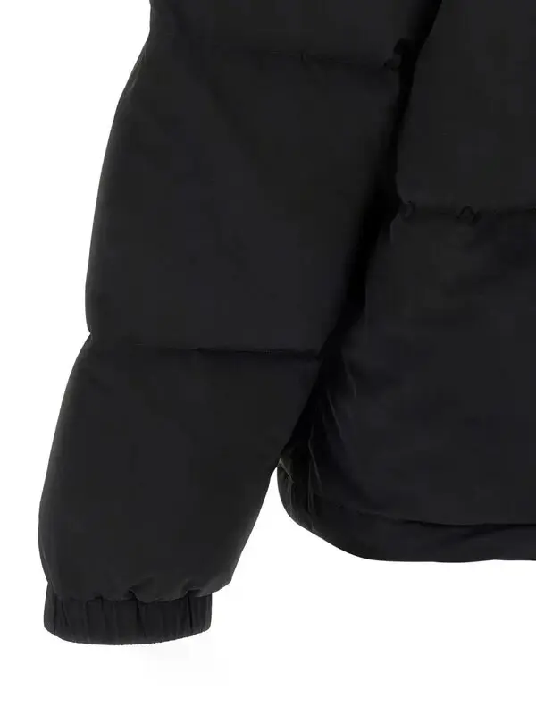 Lacoste Quilted Padded Jacket With High Collar And Drawstring Hem