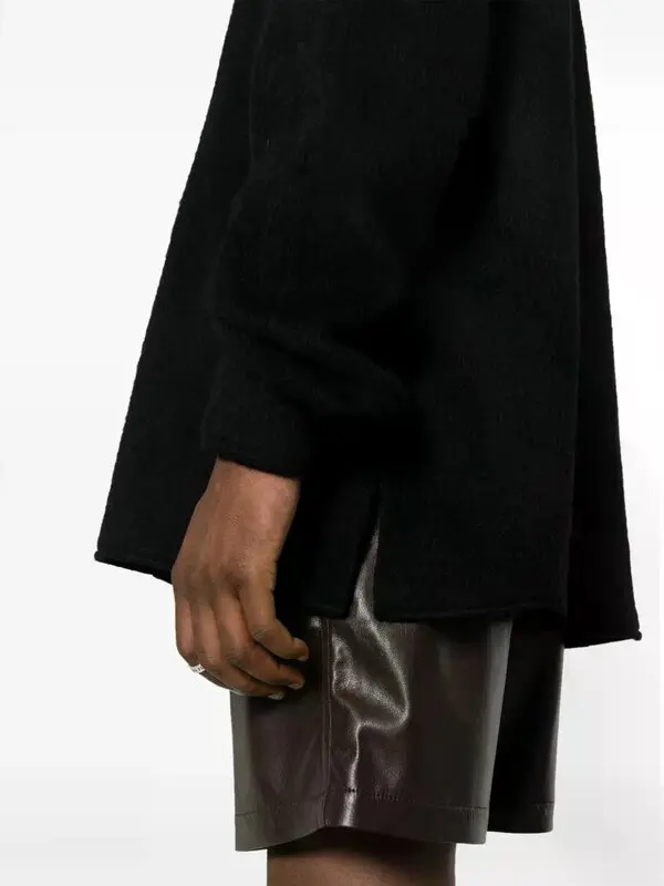 JIL SANDER Pointed-collar Alpaca Wool-blend Overshirt