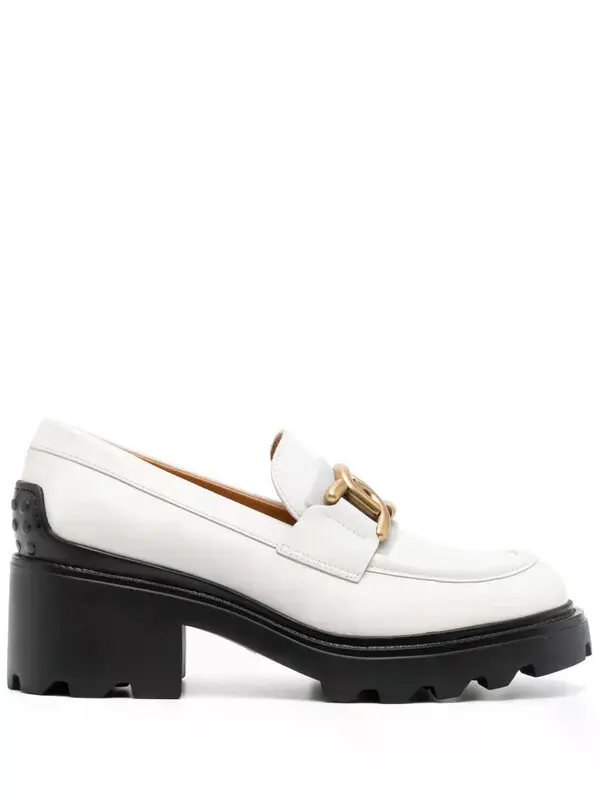 TOD'S 65mm Logo-plaque Leather Loafers
