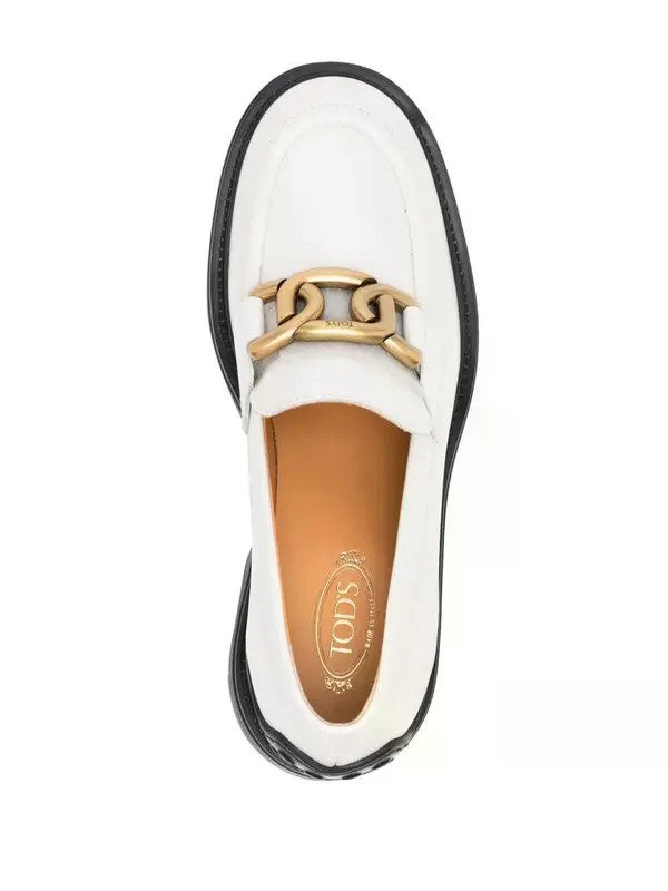 TOD'S 65mm Logo-plaque Leather Loafers