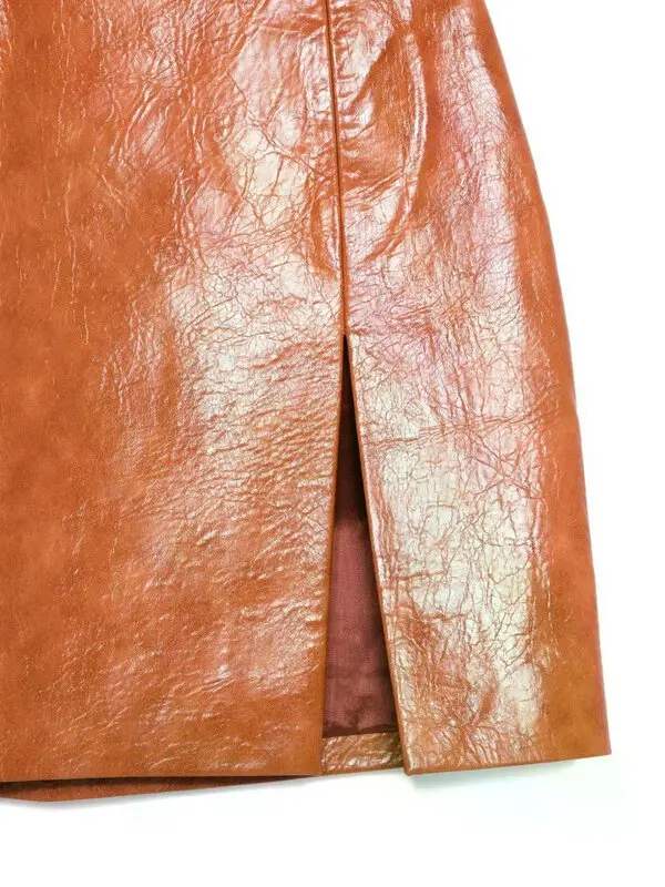 Andamane The Attico Side-slit Mini Skirt