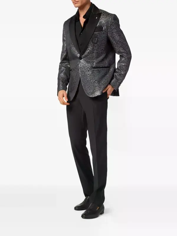 BILLIONAIRE Snakeskin-jacquard Blazer