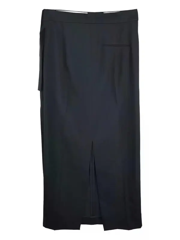 THE ROW Tie-detail Split Skirt
