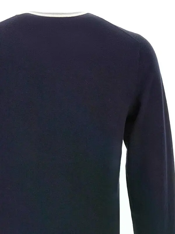 SUN 68 Crew Neck Sweater - Blue