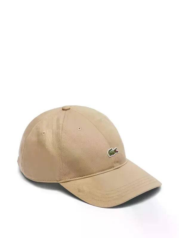 Lacoste Crocodile-embroidered Baseball Cap - Neutrals