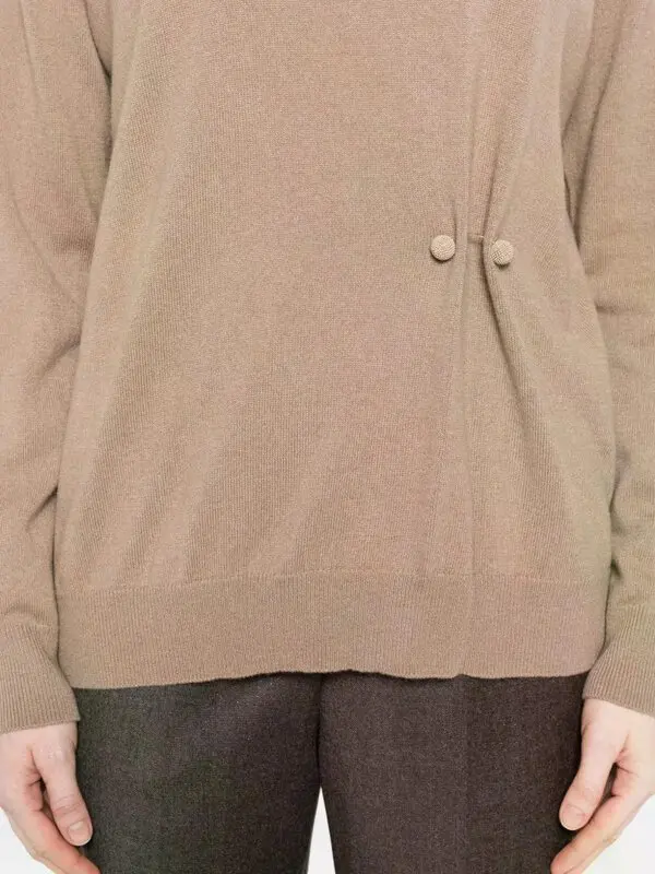 Fabiana Filippi High-neck Button Detail Sweater