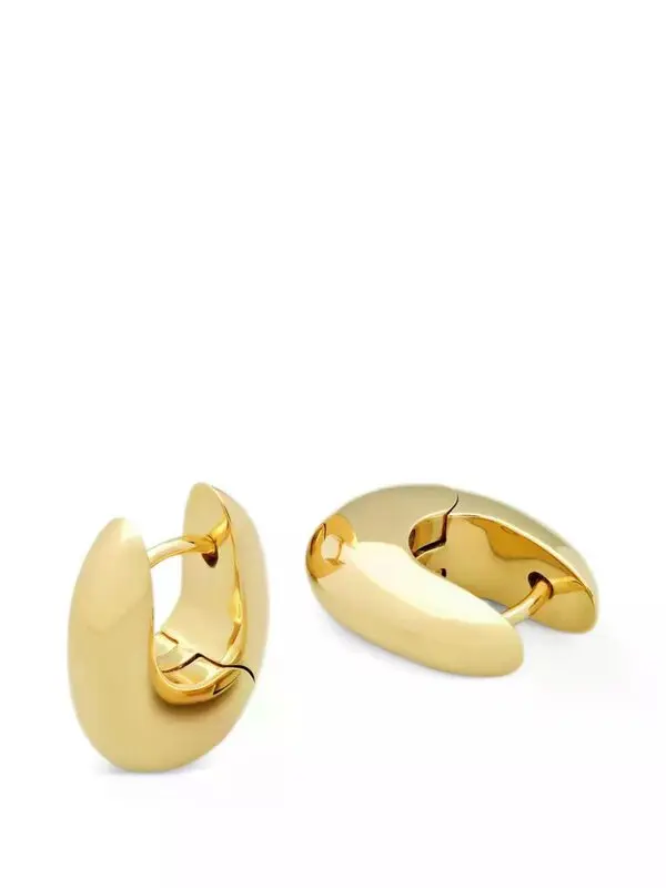 Tom Wood Small Pebble Earrings In -tone - Gold