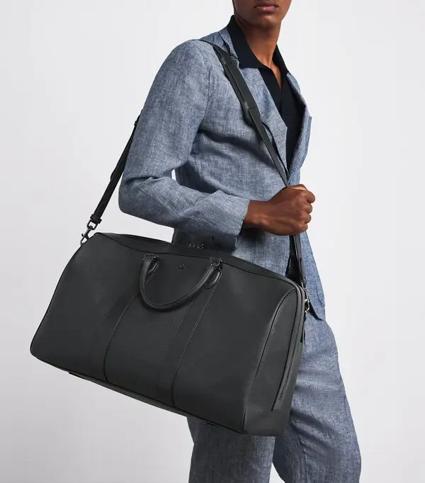 Harrods Leather Holdall Bag
