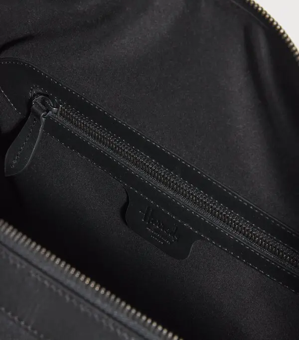 Harrods Leather Holdall Bag