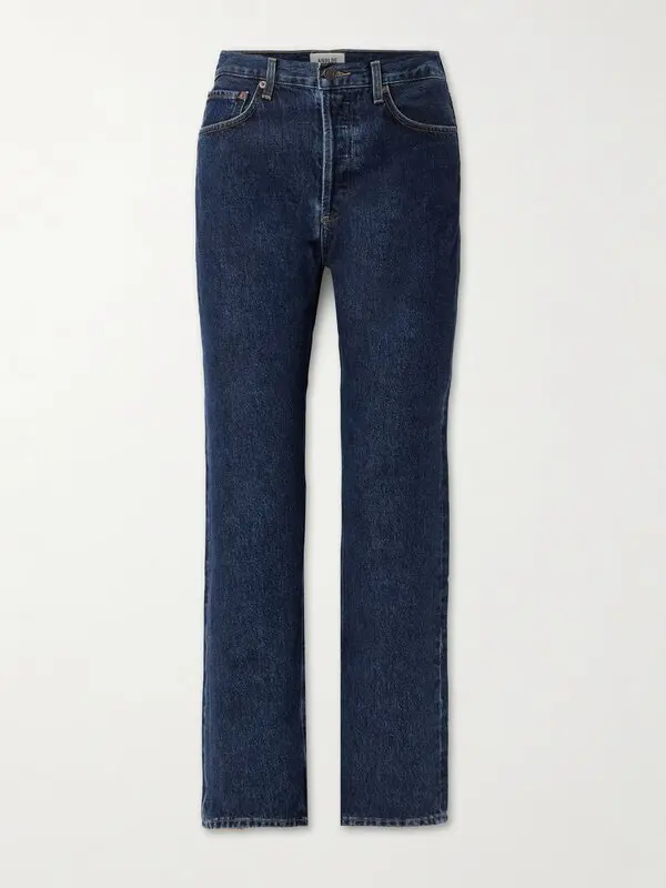 AGOLDE 90s Pinch Waist High-rise Straight-leg Jeans - Blue