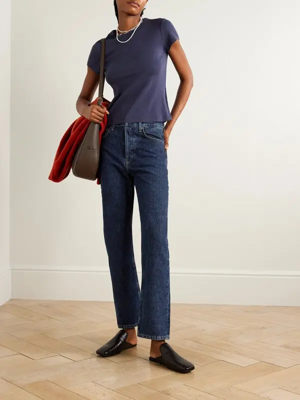 AGOLDE 90s Pinch Waist High-rise Straight-leg Jeans - Blue