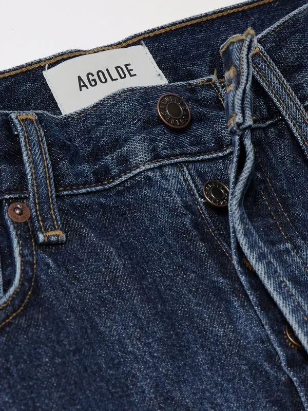 AGOLDE 90s Pinch Waist High-rise Straight-leg Jeans - Blue