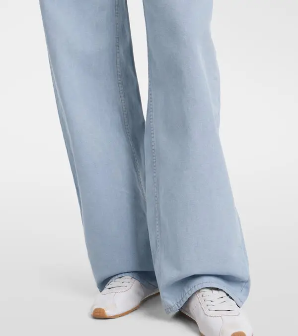 SLVRLAKE Cassie Wide-leg Jeans In Mirror Lake