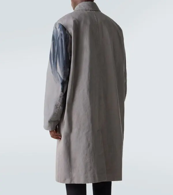Dries Van Noten Randale Floral Cotton Trench Coat