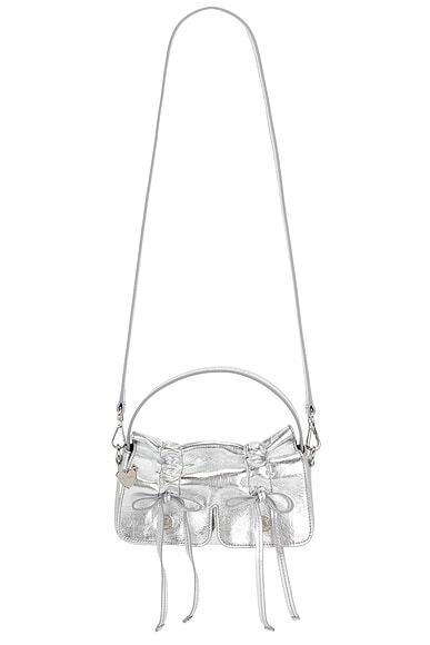 Acne Studios Multipocket Micro Bag In Metallic
