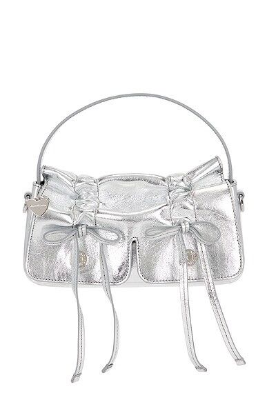 Acne Studios Multipocket Micro Bag In Metallic
