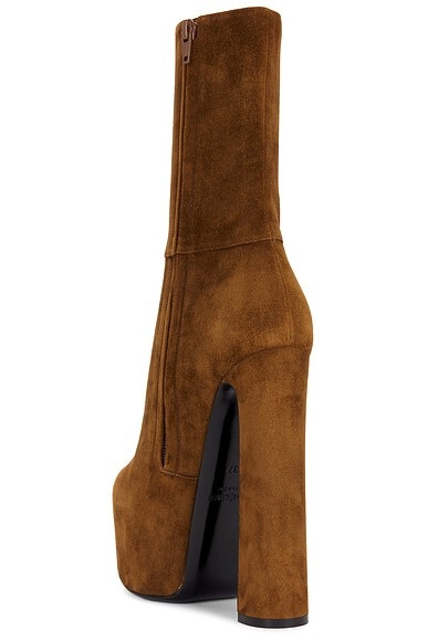 Saint Laurent Suede Platform Boots