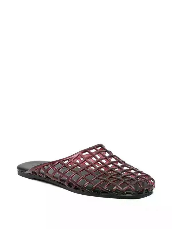 Senso Jacey Flat Mules - Red