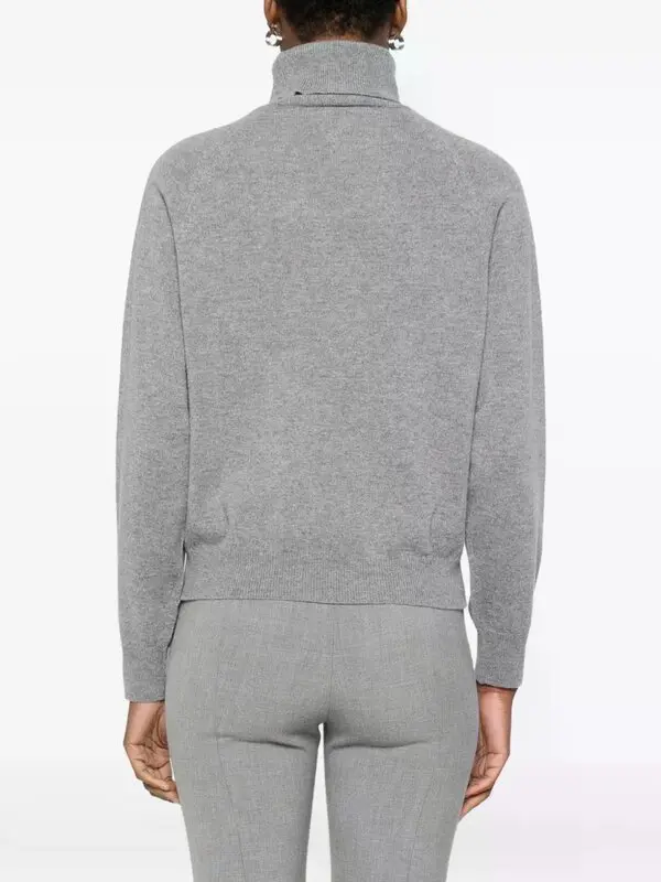 Peserico Wool-silk-cashmere Blend Turtleneck Sweater