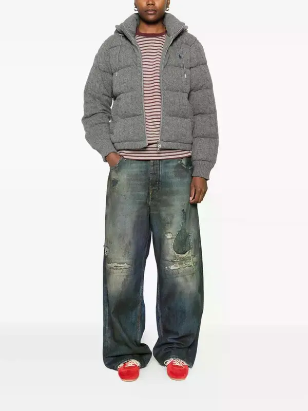 Polo Ralph Lauren Quilted Hooded Jacket - Grey