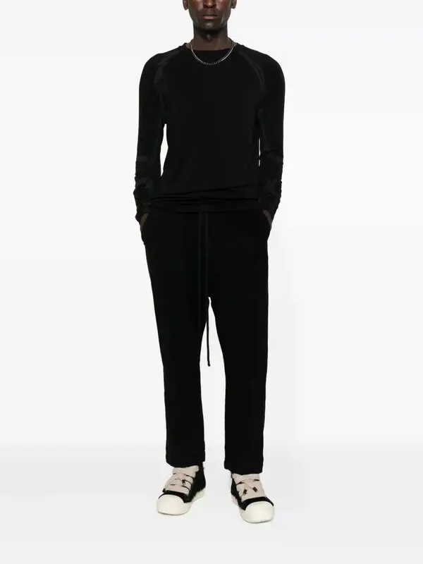 THOM KROM Panelled Long Sleeve Sweater