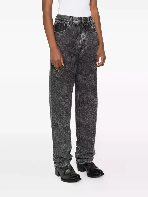 GOLDEN GOOSE Acid Wash Cotton Jeans