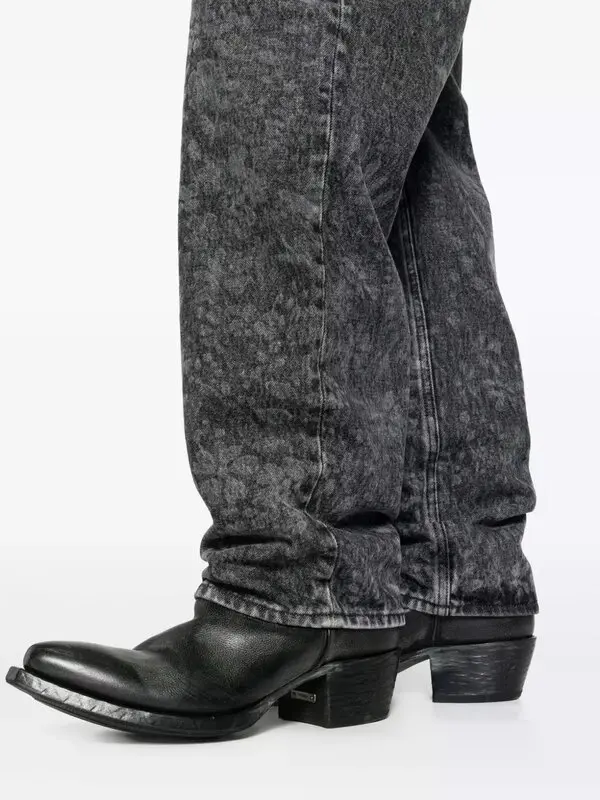 GOLDEN GOOSE Acid Wash Cotton Jeans